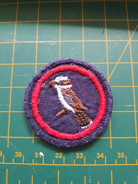 VINTAGE GIRL GUIDE Patrol Badge - Kookaburra bird EUR 6,55 - PicClick FR