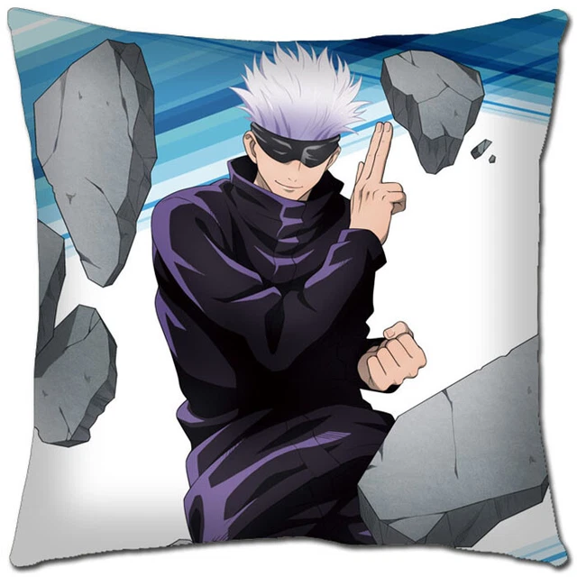 JUJUTSU KAISEN - Satoru Gojo Square Cover Pillow NEW Sorcerer Throw ...