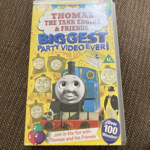 THOMAS THE TANK ENGINE BIGGEST PARTY VIDEO EVER PAL VHS VIDEO KIDS 100 ...