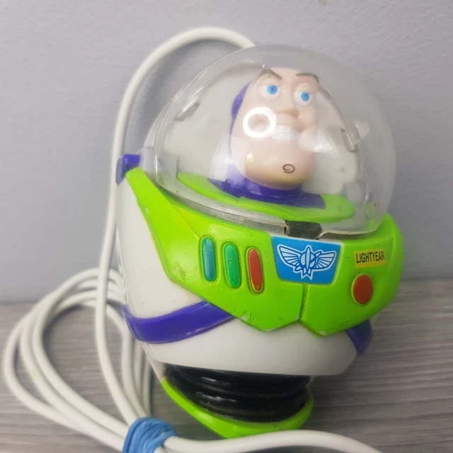 VINTAGE PC TRACKBALL Mouse BUZZ LIGHTYEAR Toy Story Disney Pixar Retro ...