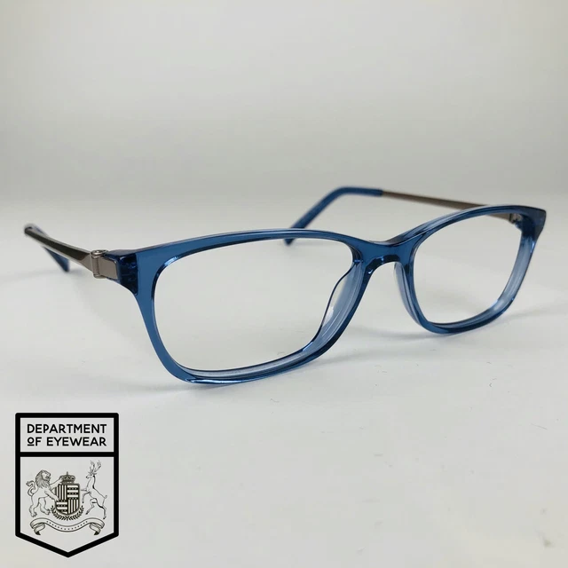 SPECSAVERS EYEGLASSES BLUE RECTANGLE glasses frame MOD: 30379978 £10.00 ...