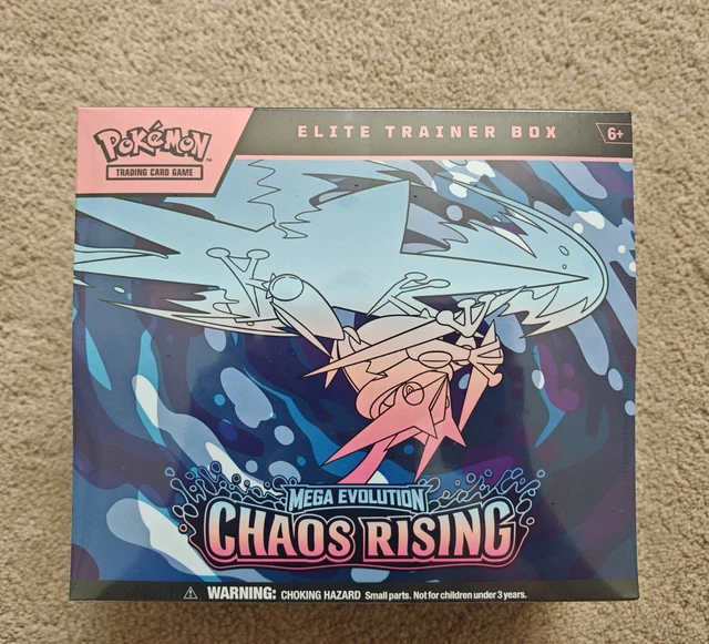 POKÉMON TCG MEGA Evolution: Chaos Rising Elite Trainer Box - Brand New ...