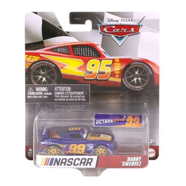 DISNEY PIXAR CARS Nascar 2025 DANNY SWERVEZ #99 (Daniel Suarez) 1/55 ...