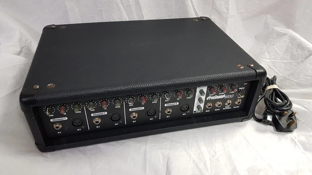 PROSOUND 4100 4 Channel Analogue PA Mixer Amplifier with Power Cable ...
