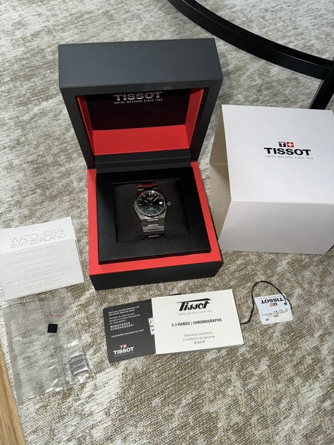 TISSOT PRX POWERMATIC 80 35mm Green dial (Brand New, Box + Papers) £540 ...