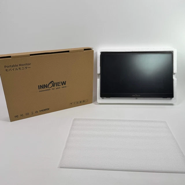 INNOVIEW PORTABLE MONITOR 15.8 INVPM406 FHD LCD IPS Display Monitor $48 ...