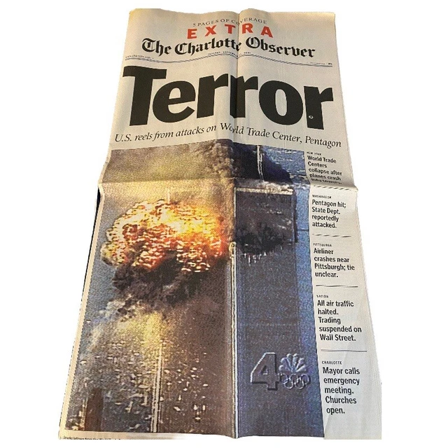 9/11 TIME MAGAZINE Special Edition Issue September 11, 2001 Twin Towers ...