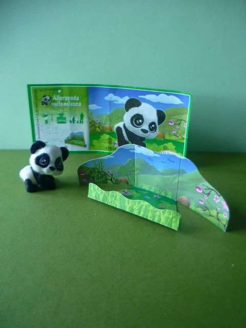KINDER SURPRISE 2013 . Natoons . Panda , animaux bébés FT014 + BPZ EUR ...