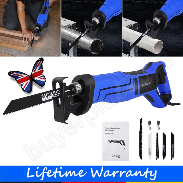 RECIPROCATING SAW 900W Variable Speed Electric Corded Sabre Cutting ...