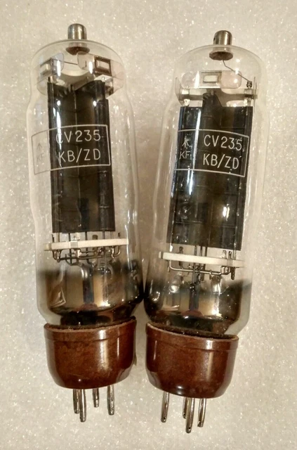 CV235 U19 CV187 High Voltage Rectifiers Tube Valve NIB 2 pieces 4212 ...