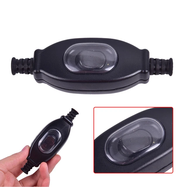 WATERPROOF IN LINE Switch Cord Switch IP65 Round Wire Contact Double Cut Swi*DC EUR 3,32 ...