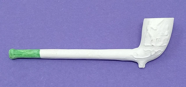 OLD CLAY PIPE with Cricket scenes to bowl £38.00 - PicClick UK