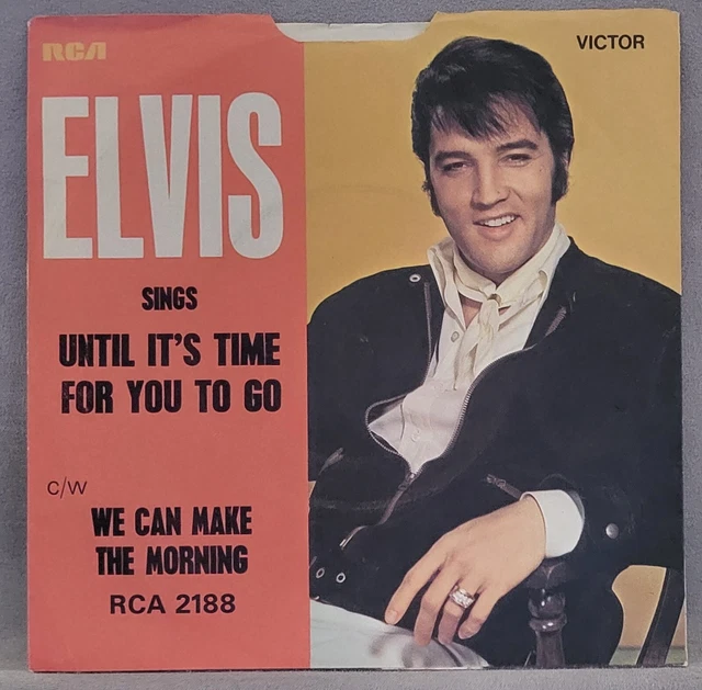 ELVIS PRESLEY UK 45 Elvis Sings Until It's Time For You To Go RCA ...