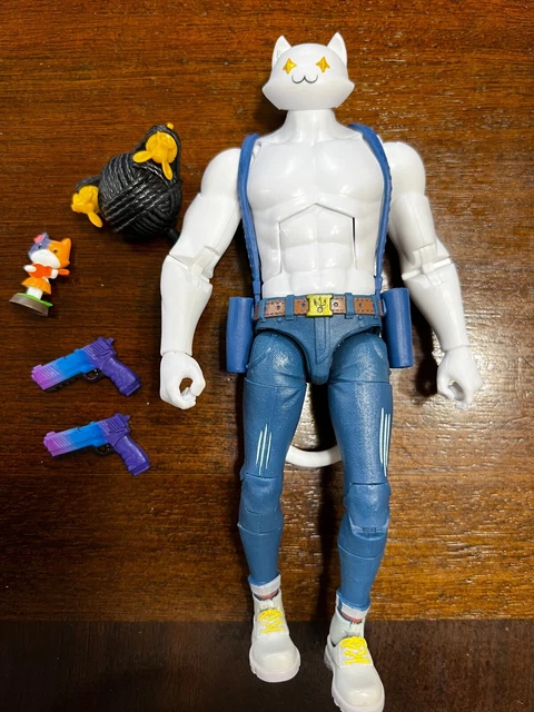 FIGURINE ARTICULÉE JAZWARES Fortnite Ghost Meowscles 6" - COMPLÈTE EUR ...