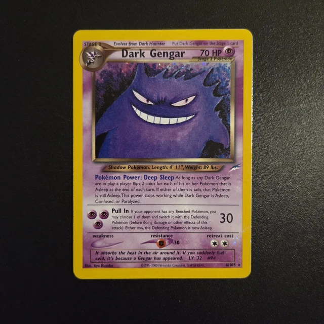 POKEMON CARD - Dark Gengar Neo Destiny Holo Card 6/105 WOTC Rare £146. ...