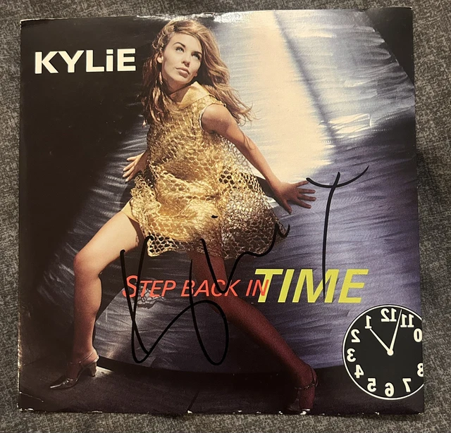 KYLIE MINOGUE SIGNED Step Back In Time Vinyl 7’’ Single Record $139.80 ...