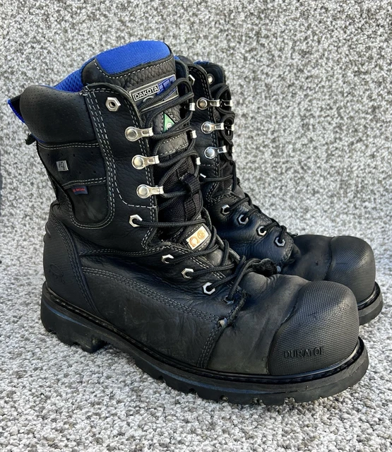 DAKOTA 8& WORK Boots 8557 Waterproof Steel Toe & Composite Plate Men's ...