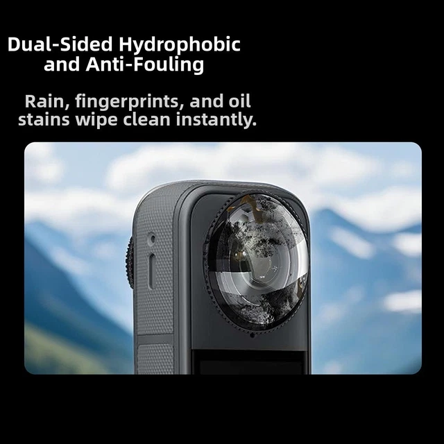 PC LENS PROTECTIVE 2 Pcs for Insta360 X4 Air Lens Dust and Scratch ...