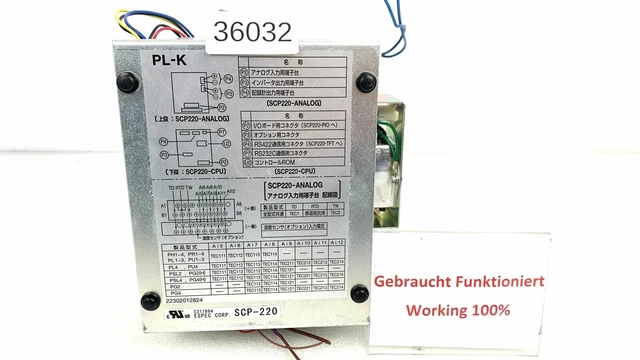 ESPEC PL-K SCP-220 Platine controller EUR 800,00 - PicClick DE