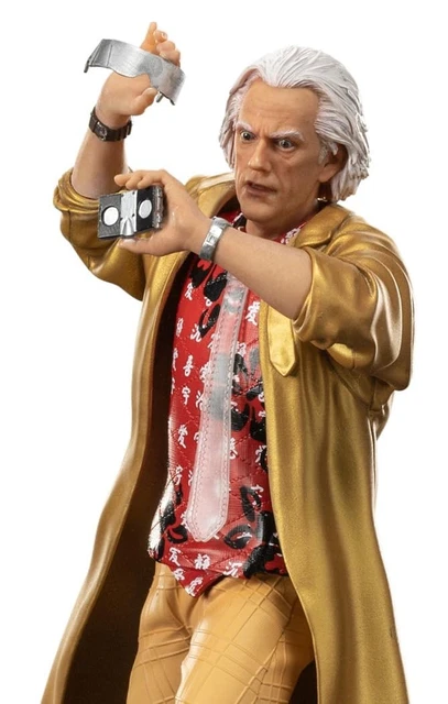 IRON STUDIOS- BTTF 2 Doc Brown IN Alley 1/10 Art ST Back to The Future ...