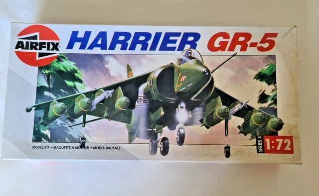 CLASSIC AIRFIX 04038 1/72 Scale Harrier GR-5 Jet Plastic Model Kit £14. ...