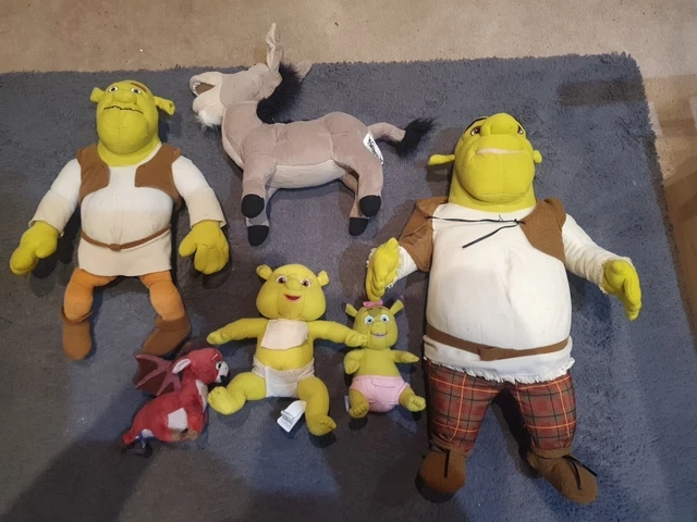 JUMBO SHREK 2. Plush Bundle joblot Dreamworks- Hasbro 2003 £29.99 ...