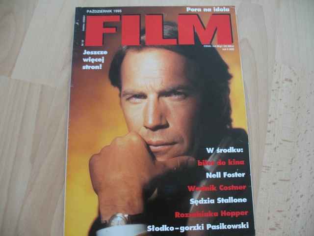 FILM10/95 KEVIN COSTNER Sylvester Stallone Jodie Foster Meg Ryan Armand ...