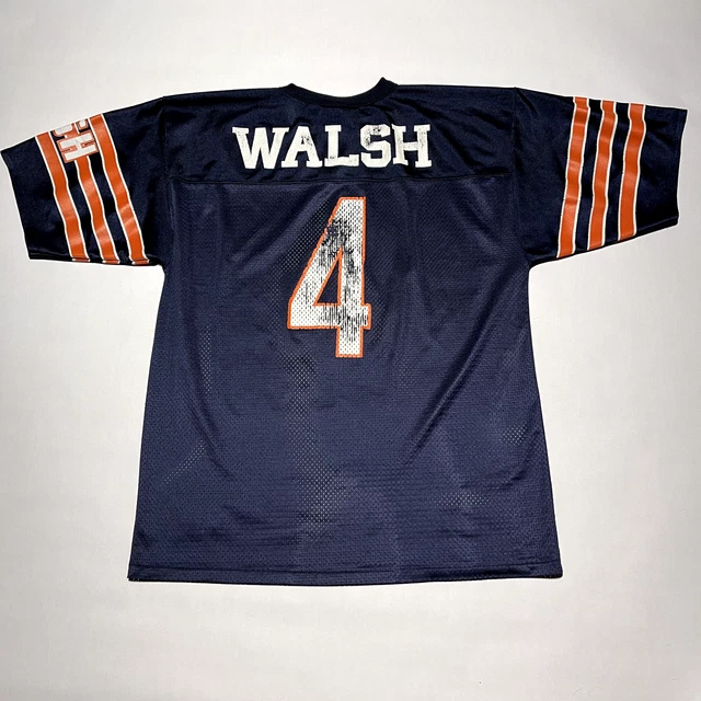 VINTAGE CHICAGO BEARS Steve Walsh #4 USA Made Logo Athletic Jersey ...