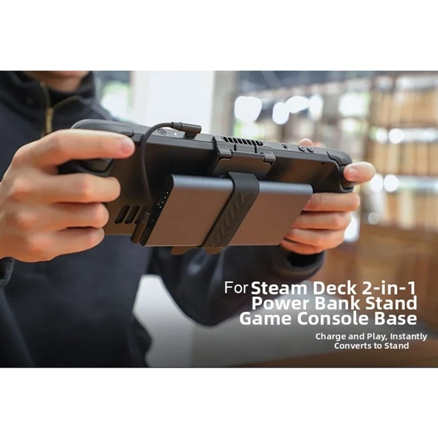 POWER BANK HOLDER for Steam Deck Console Gaming with Adjustable Elastic ...