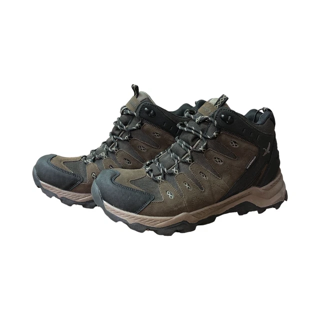 EDDIE BAUER MEN'S Maple Ridge Outdoor Weatherproof Hiking Boots (Brown ...