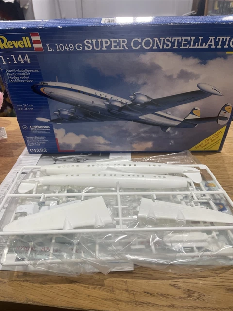 REVELL L.1049G SUPER Constellation 1:144 scale Plastic Model Kit NEW ...