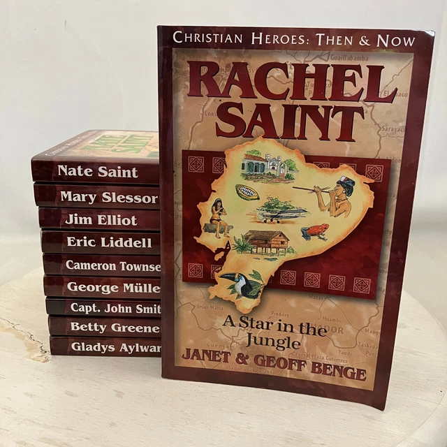 CHRISTIAN HEROES THEN and Now Janet & Geoff Benge Lot of 10 TPB VGC ...