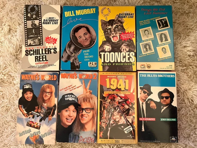 SATURDAY NIGHT LIVE SNL 8 VHS Lot Toonces BILL MURRAY LIVE Schiller’s ...
