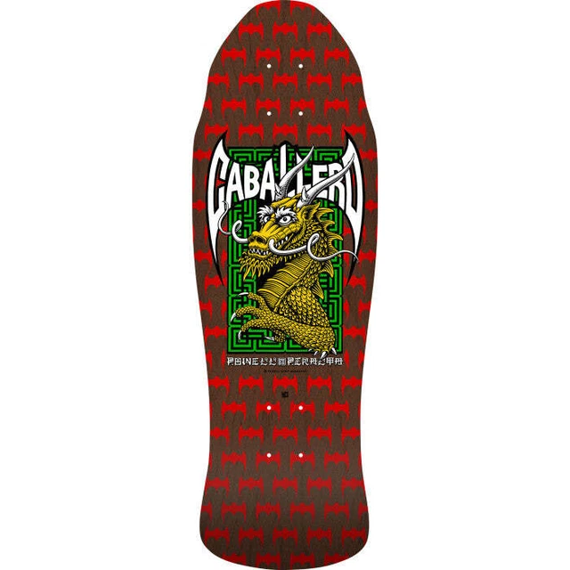 POWELL PERALTA STEVE Caballero Street Dragon DNB Red/Brown Stain ...