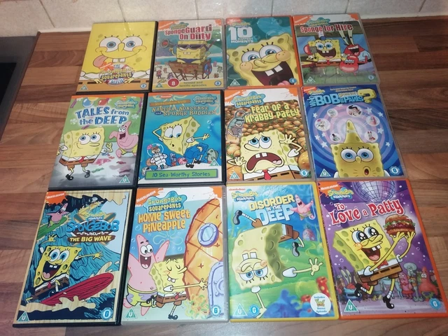 SPONGEBOB SQUAREPANTS 12 DVD Bundle TV Kids Classics £18.18 - PicClick UK