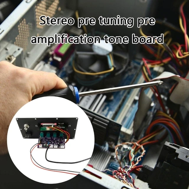 NE5532 PREAMP TONE Control Module 9-29V Power Supply Preamplifier Board ...