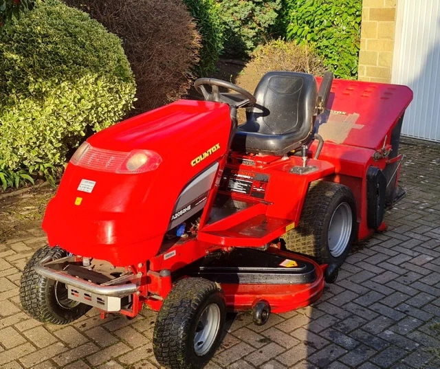 COUNTAX A2050HE COLLECTING 50" Deck Rear Sweeper Ride Sit On Mower ...