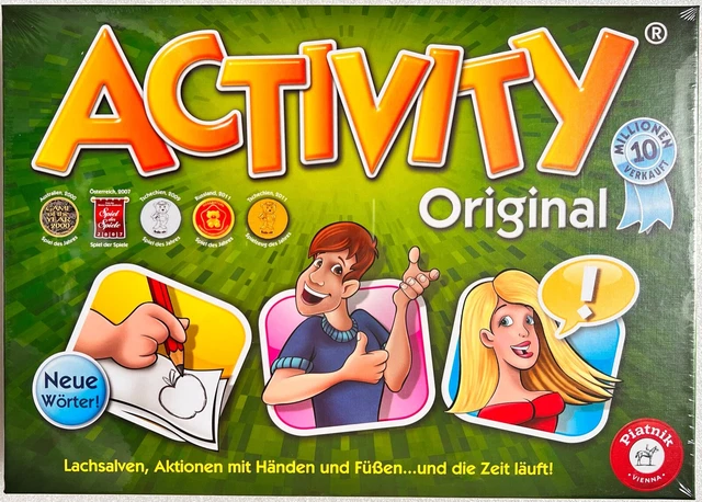 ACTIVITY ORIGINAL PIATNIK Family Game Pantomime Game Party Game Board ...