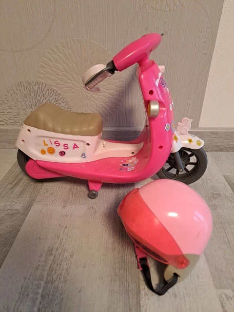 ZAPF BABY BORN Roller Scooter Mit Helm, S. Beschreibung EUR 10,00 ...