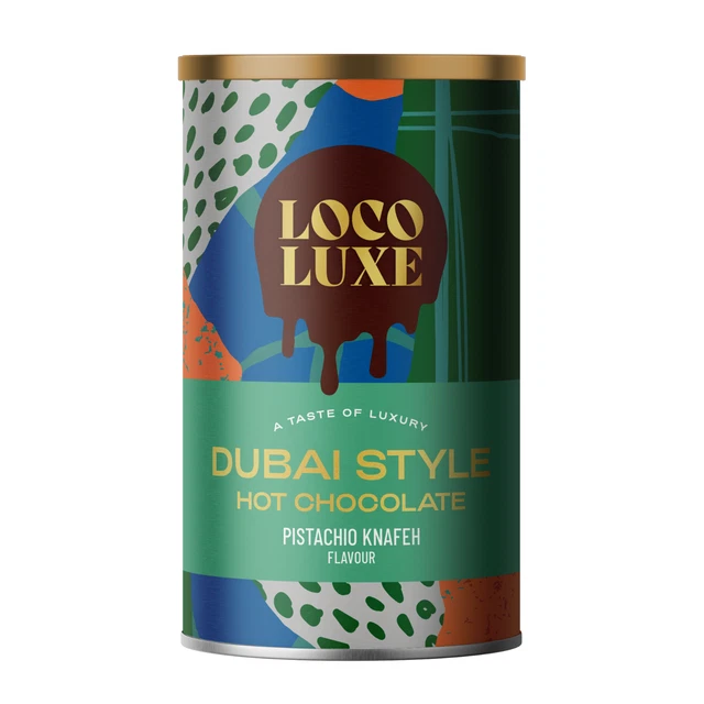LOCO LUXE DUBAI Style Pistachio Knafeh Hot Chocolate 250g | Luxury ...