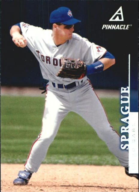 1998 (BLUE JAYS) Pinnacle Away Statistics Back #150 Ed Sprague EUR 1,86 ...