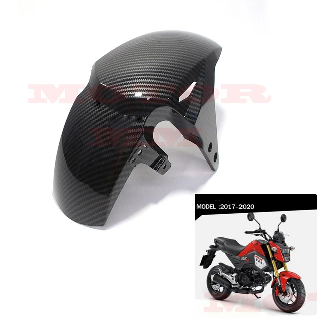 FRONT FENDER ABS Carbon Fiber Pattern For HONDA GROM-125 2016-2020 ...