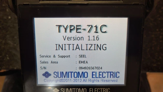 SUMITOMO TYPE 71C Core Alignment Fusion Splicer £210.00 - PicClick UK