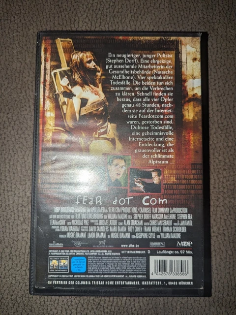 FEAR DOT COM VHS Film Rarität Kein Mediabook DVD Blu-ray Sammlung Spiel LP PS1 2 EUR 50,00 ...