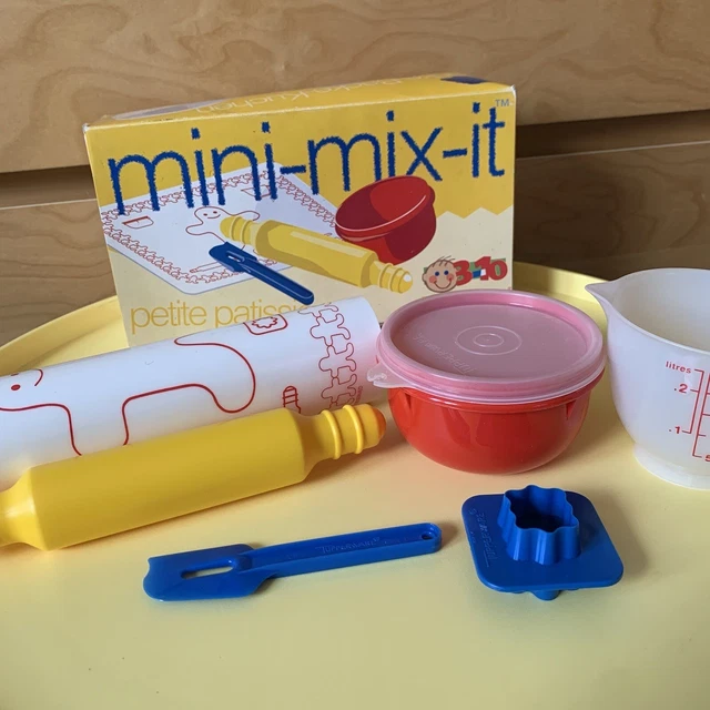 TUPPERWARE MINI MIX it Back Set Kinder Tupper Backen Vintage EUR 29,99 ...