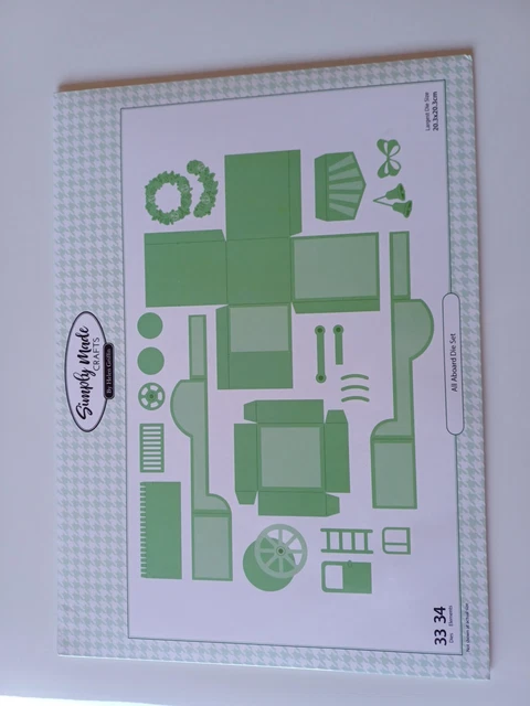 SIMPLY MADE CRAFTS All Aboard Die Set By Helen Griffin, 33 Dies Craft ...