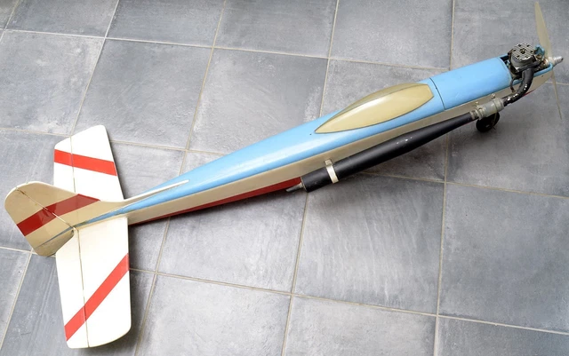 GRAUPNER KWIK FLY (Mk 3?) RC-1 Flugzeug Klassiker, ohne Flügel, mit OS ...