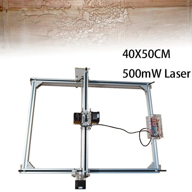CNC LASER GRAVIERMASCHINE DIY Fräsen Gravurmaschine Graviergerät 500mW 40 X 50CM EUR 157,50 ...