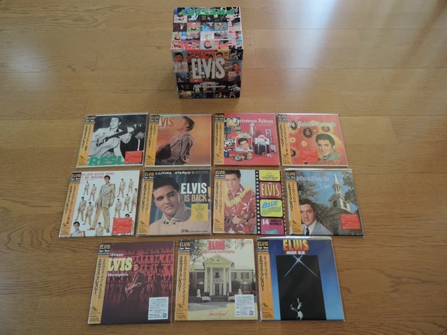 ELVIS PRESLEY PROMO BOX + 11CDs Set Japan Mini LP CD Sealed Condition ...