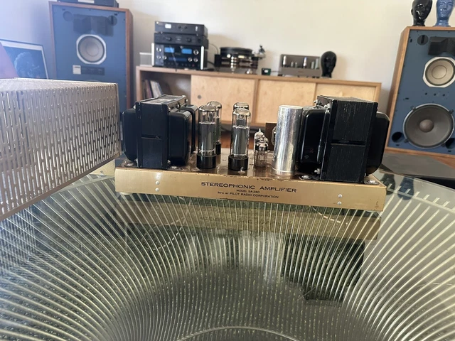 VINTAGE PILOT TUBE AMPLIFIER MODEL SA-260 Stereo Plus Serviced! EL34 ...